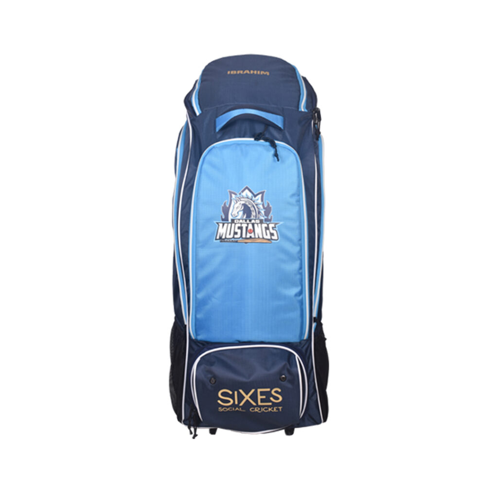 MAJOR LEAGE CRICKET DALLAS MUSTANGS TROLLEY CRICKET & PLAYER BACKPACK ...