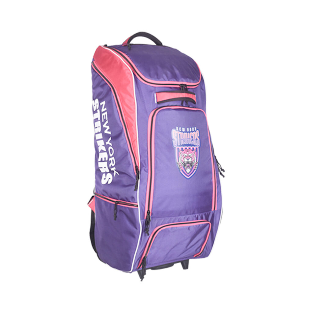 T10 LEAGE TEAM NEWYORK STRIKERS CRICKET TROLLEY BAG, TRAINING DUFFLE ...