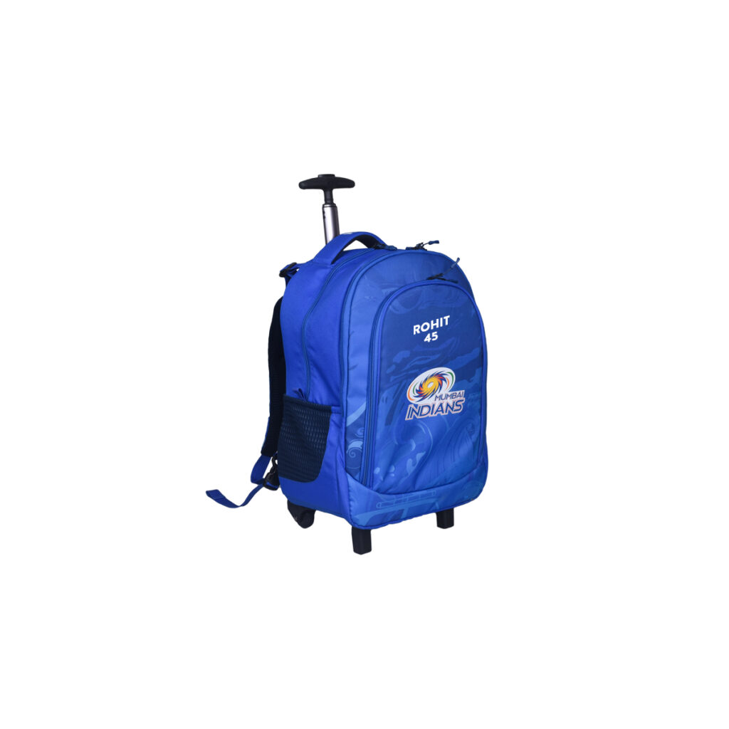 IPL TEAM MUMBAI INDIANS CRICKET WHEELER BAG, TRAINING DUFFLE WHEELER ...
