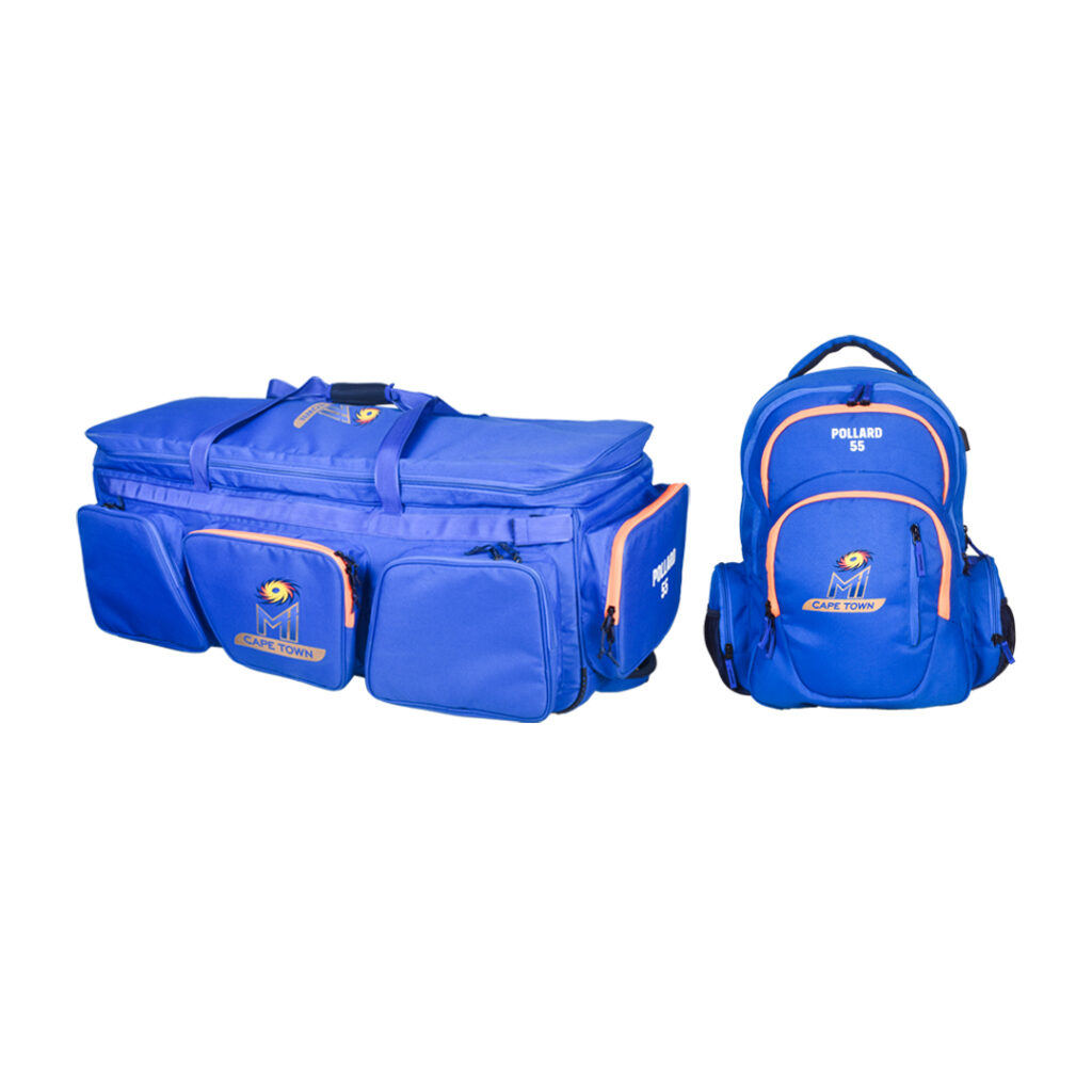 SA 20 LEAGE TEAM MI CAPETOWN CRICKET LUGGAGE BAG & LARGE BACKPACK ...